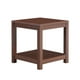 Topcobe 2 Tier MDF Square Side Table, Modern Design Tea End Table for ...