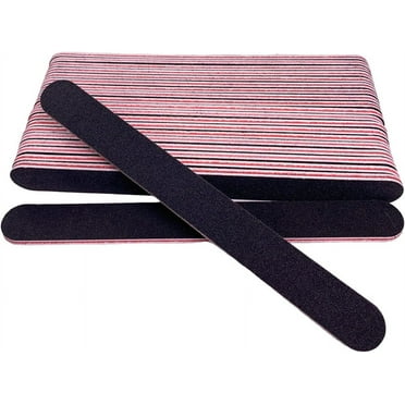 Maryton 12Pcs Double Sided Nail Files, 100/180 Grits, Acrylic Nails ...