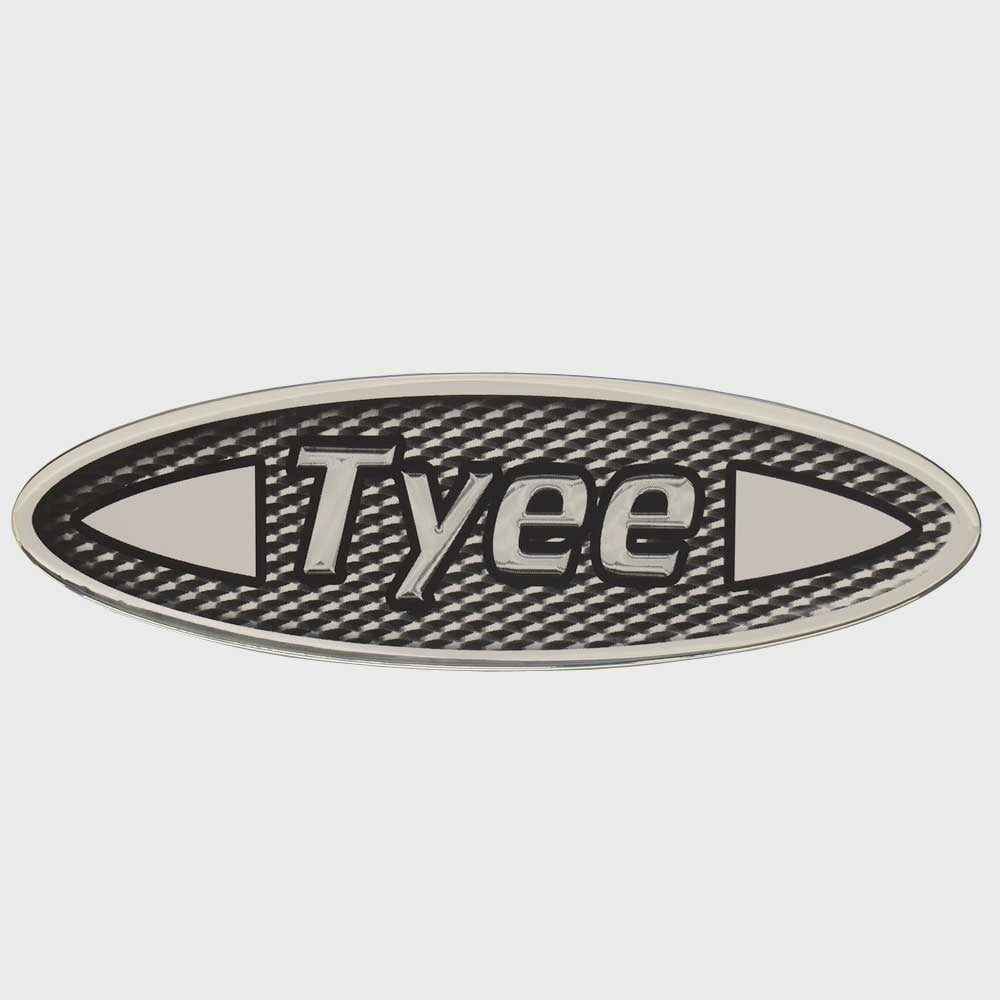 Lund Boat Raised Emblem Decal 2128100 | Tyee Logo Sticker Silver Black ...