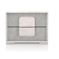 AUU Two-Tone White Wash & Stone Gray Nightstand – French Dovetail ...