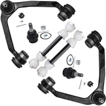 Detroit Axle - 10pc 2WD Front Upper Control Arms Lower Ball Joints Tie ...