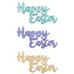 Gold Happy Easter Script Layon Cake Decoration (1 piece) - Walmart.com