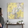 Great Big Canvas "Yellow and Gray I" by Jennifer Goldberger Light Gray ...