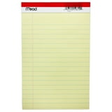 Mead® Junior Legal Pad, 5" x 8", 50 Sheets, Canary Yellow, Pack of 24 ...