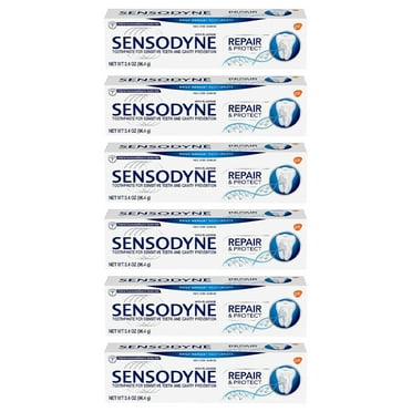 6 Pack - Sensodyne Repair & Protect Toothpaste 3.40 oz - Walmart.com