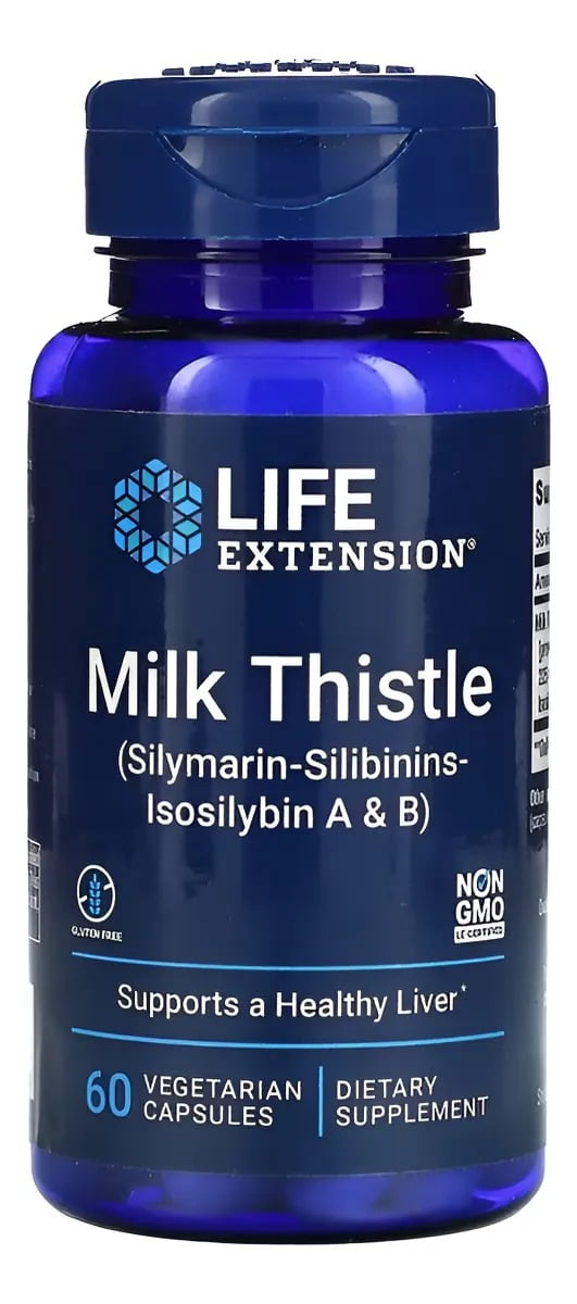LIFE EXTENSION | MILK THISTLE (Silymarin-Silibinis-Isosilybin A & B ...