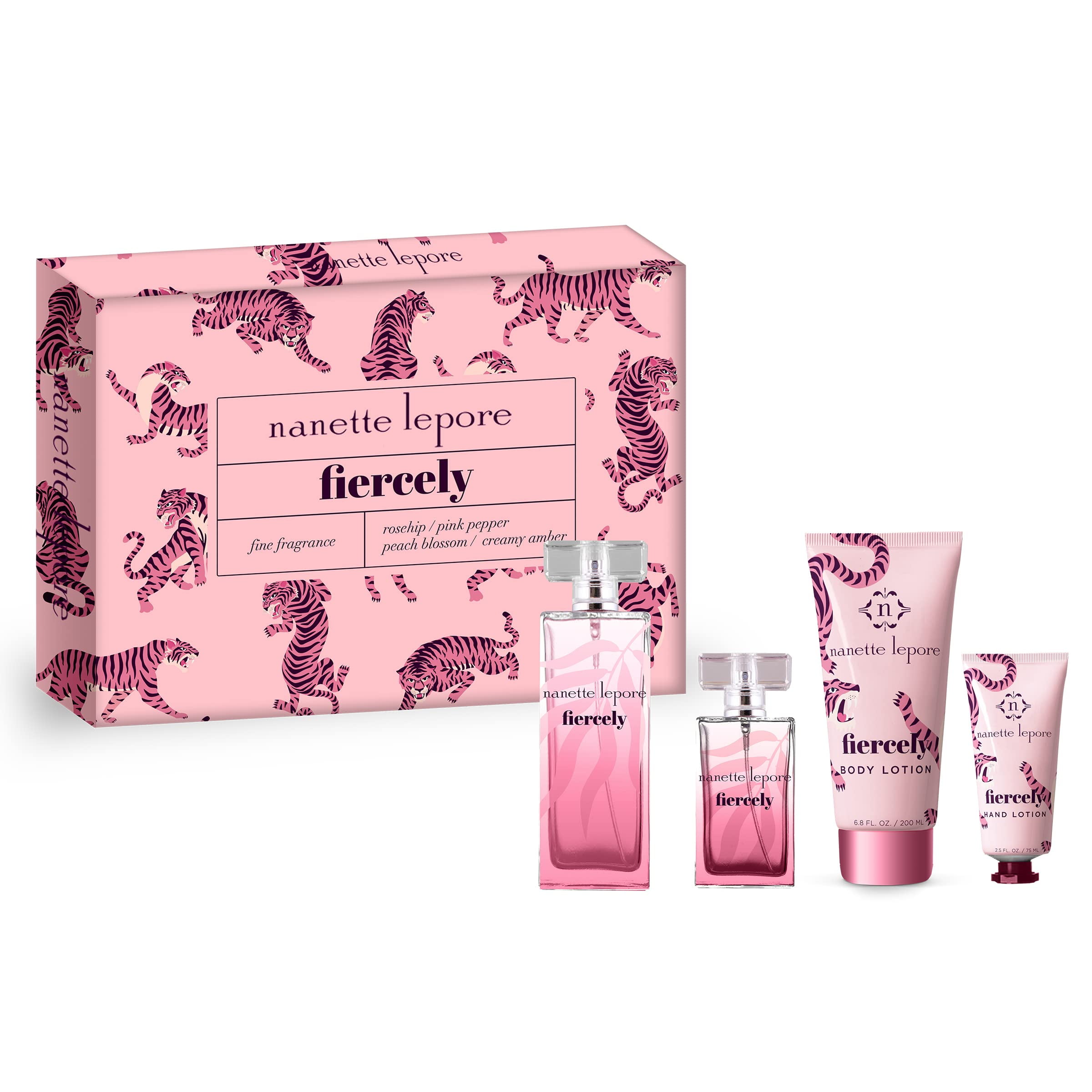 Set de regalo Perfume Nanette Lepore Fiercely de 100 ml + 20 ml ...