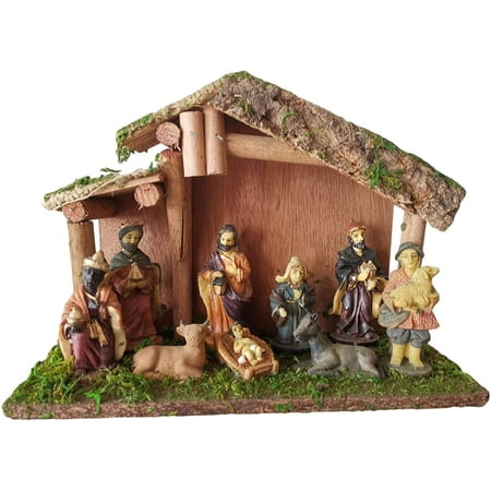 KCSD Nativity Set - Nativity Sets for Christmas Indoor - Manger Scene ...