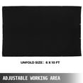 KFFKFF 6x10 Ft Welding Blanket, Compact Fiberglass Fire-Resistant Mat ...