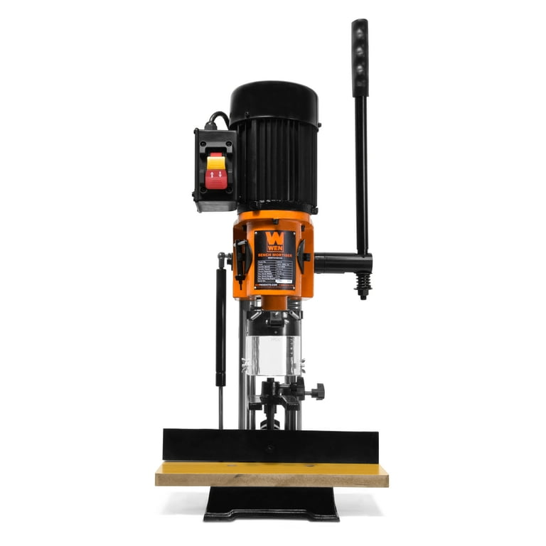 WEN Products 5 Amp Cast Iron Bench Mortiser Drill Presse with Chisel Bit Set 43012 Walmart