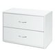 Costway 2-Drawer Dresser Stackable Horizontal Storage Organizer w ...