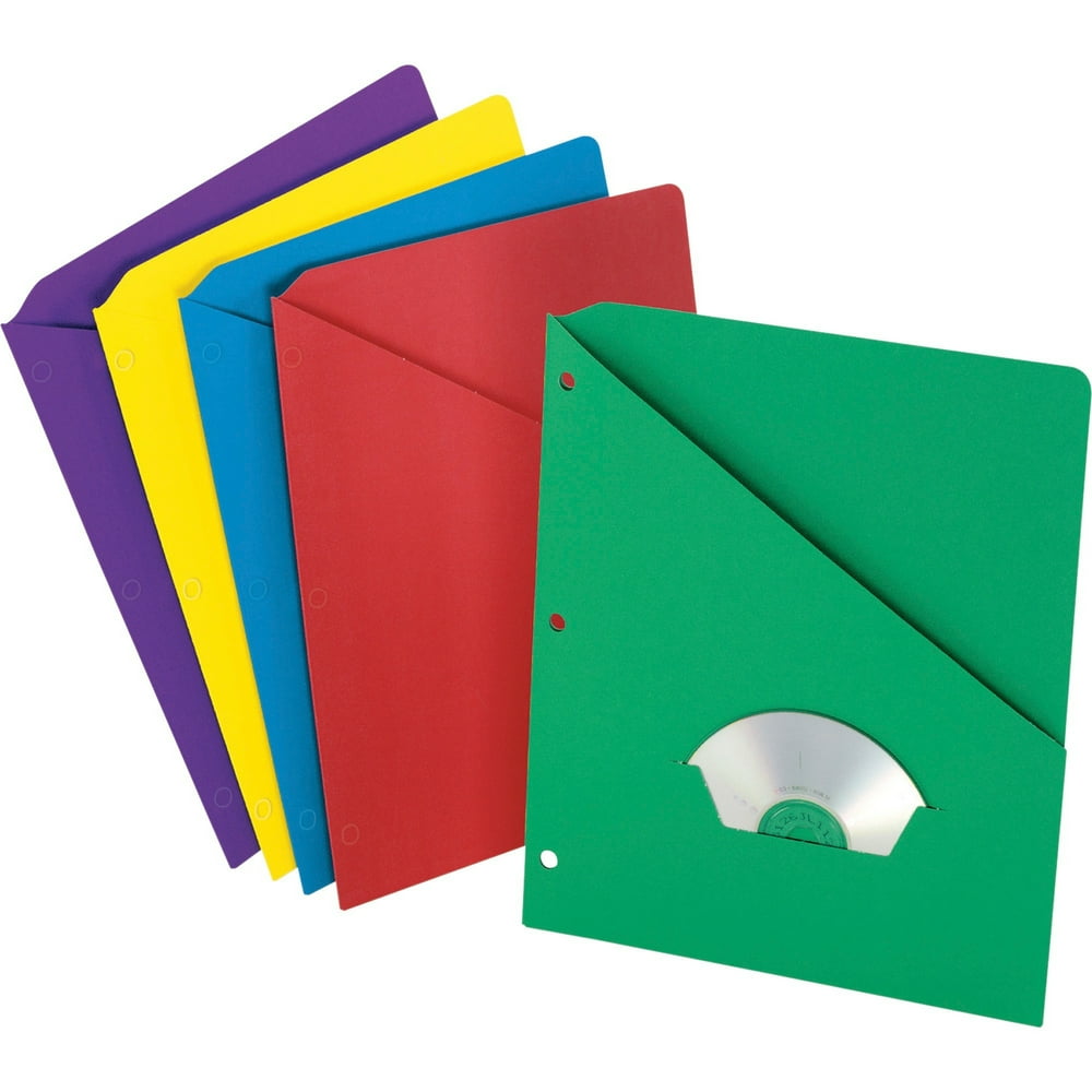 Pendaflex, PFX32940, Slash Pocket 3-hole Project Folders, 25 / Pack ...