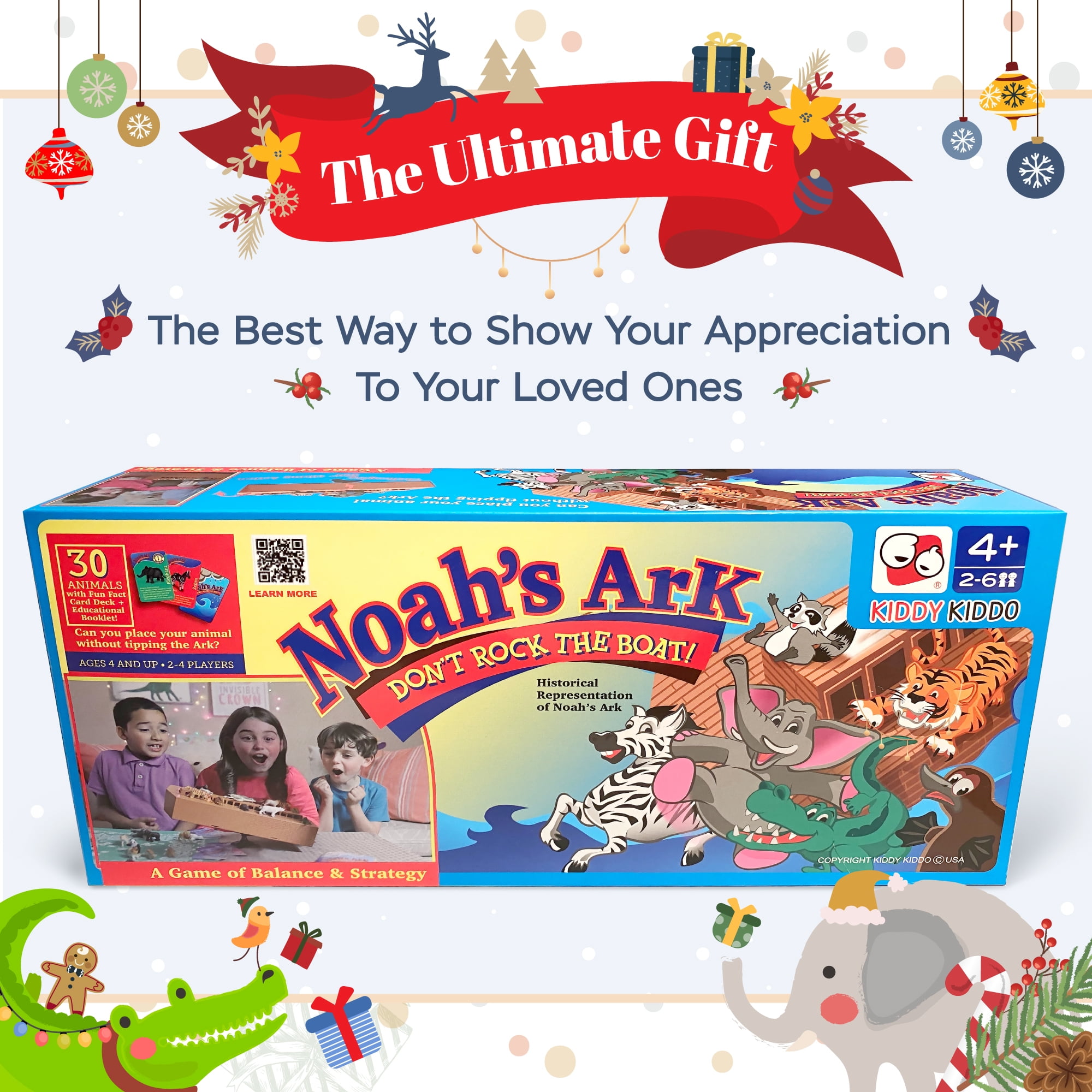 Buy Noah's Ark Board Game, Balancing Game Christian Religious Stacking ...