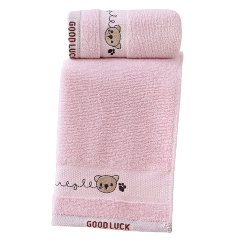 PEACNNG Baby Towels Cotton Bath Towel Face Washcloth Cute Cartoon Bear ...