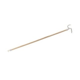 DMI Wood Dressing Aid Stick with Metal and Vinyl Hooks, Zipper Assist ...