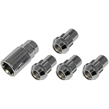 Dorman 712-280 Wheel Lock Set for Specific Models, Chrome (Pack of 5 ...