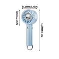 BSJJY Blue Outdoor Fan, Magnetic Aromatherapy, Mosquito Repellent, LED ...