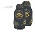 Gold Evil Eye Car Seat Cover 2 Pcs Auto Front Bucket Seats Protector ...