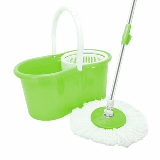 EmscoGroup 6572 Rectangular Mop Bucket With Mop Twister- 15 Quart ...