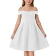 Babcutegg Elegant V-Neck Sleeveless A-Line Dress With Adjustable ...