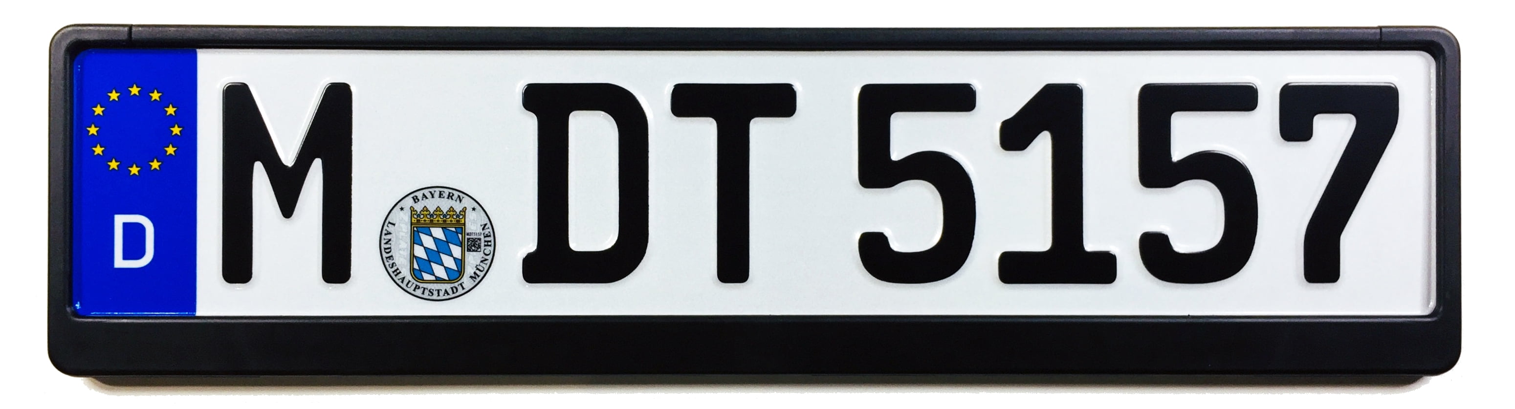 German License Plate (Munich) with Mounting Frame - Walmart.com