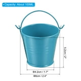 2"x2" Small Metal Bucket Colorful Buckets Cute Candy Tiny Decorative ...