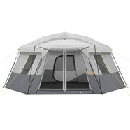 Ozark Trail 20' x 18' 12-Person 3-Room Instant Cabin Tent with Screen Room, 56.5 lbs - Walmart.com