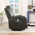 ACME Waterlily Motion Rocker Recliner with Swivel in Black - Walmart.com