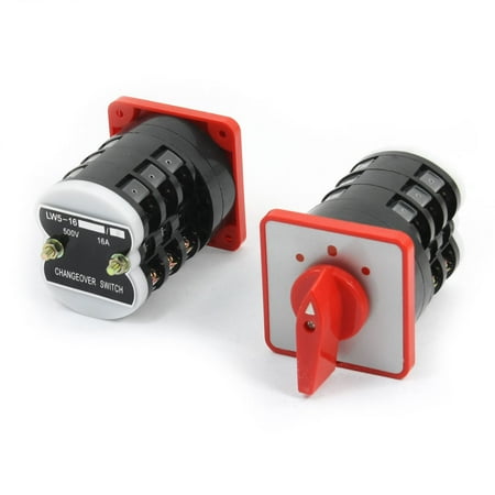 LW5-16 Ui 500V Ith 16A 3-Bit 3-Phase Universal Rotary Cam Changeover ...