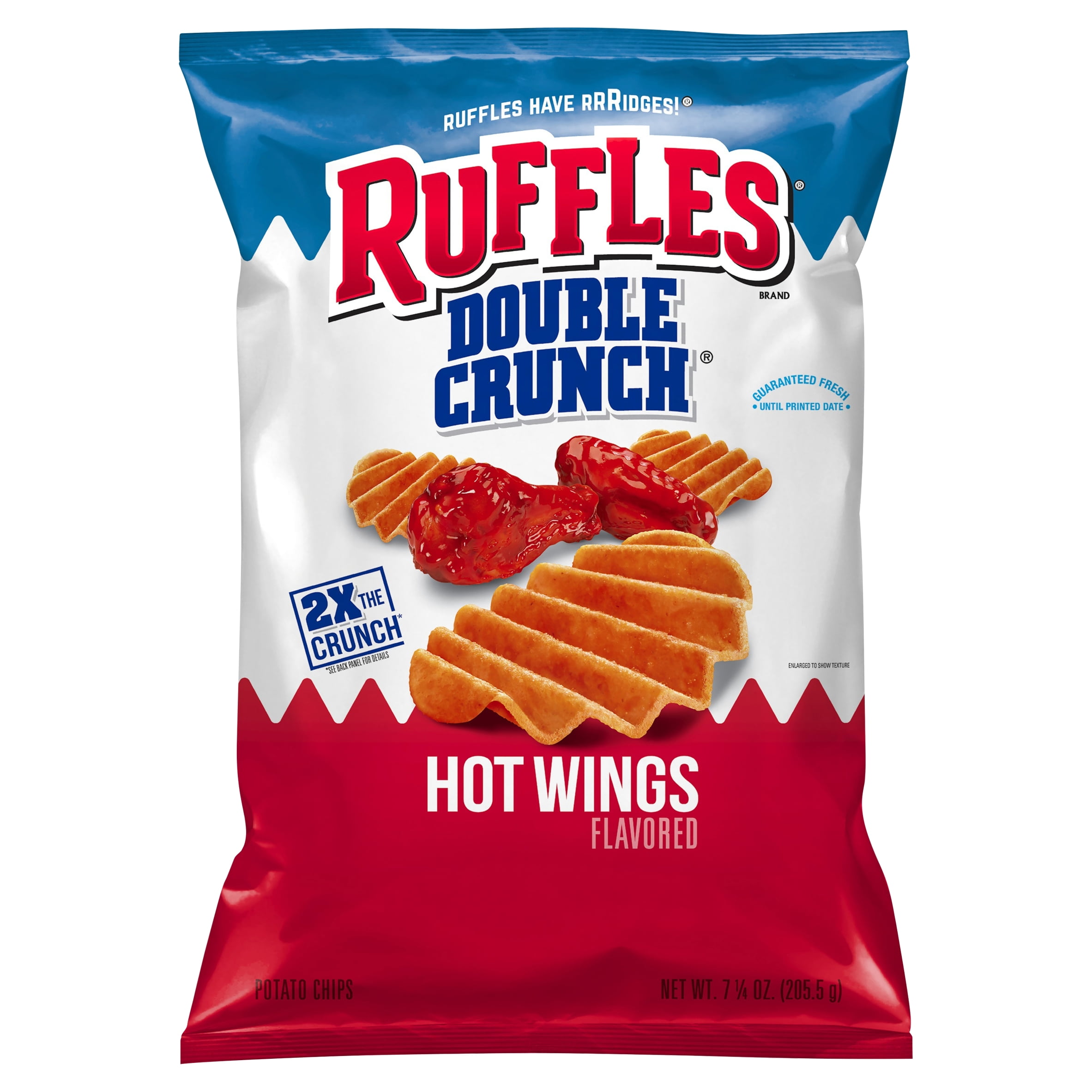 Ruffles Double Crunch Potato Chips Hot Wings Flavored 7.25 Oz - Walmart ... Ruffles Double Crunch Potato Chips Hot Wings Flavored 7.25 Oz - Walmart ...