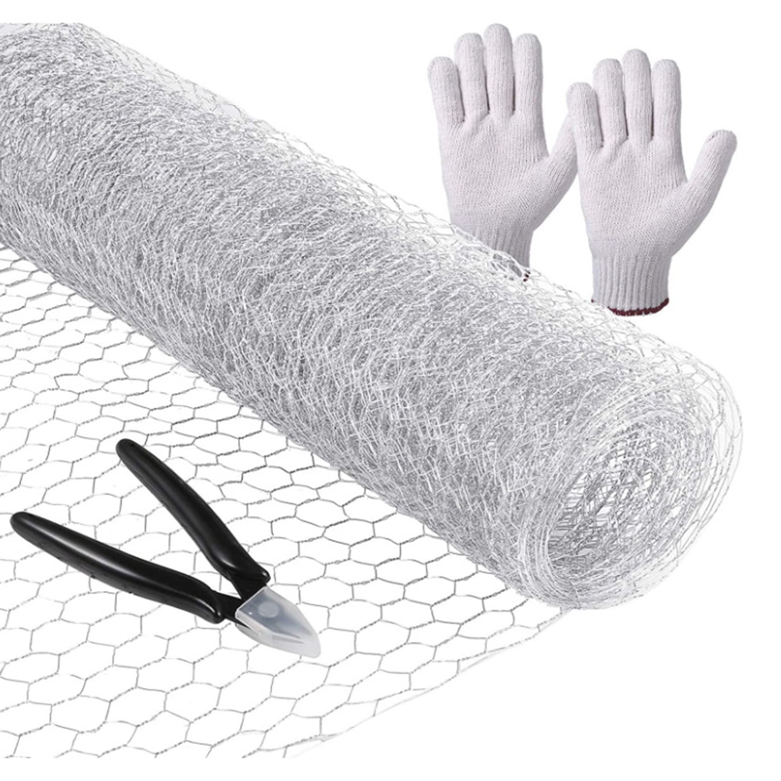 SPRING PARK Hexagonal Poultry Netting Galvanized Chicken Wire Mesh ...