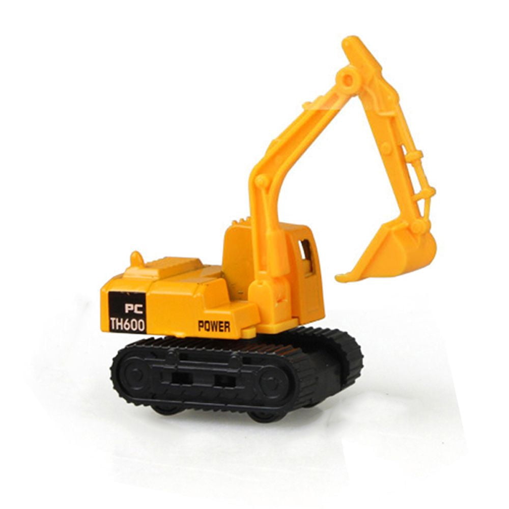 Boy Toy Mini Bulldozer Models Dump Truck Alloy Tractor Farmer Vehicle ...