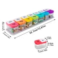 Extra Large Weekly Pill Organizer XL Daily Pill Box 7 Day Am Pm Jumbo ...