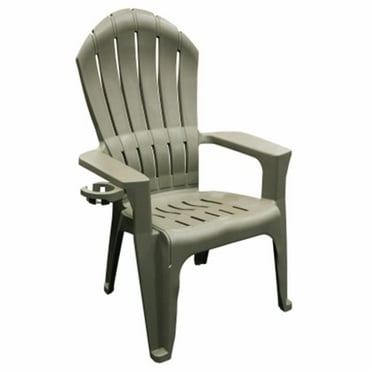 Adams Manufacturing Big Easy Plastic Adirondack Chairs, Brown - Walmart.com