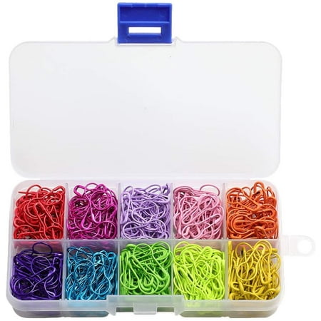 Coloured Safety Pins Stitch Markers Small Bulb Knitting Markers for ...