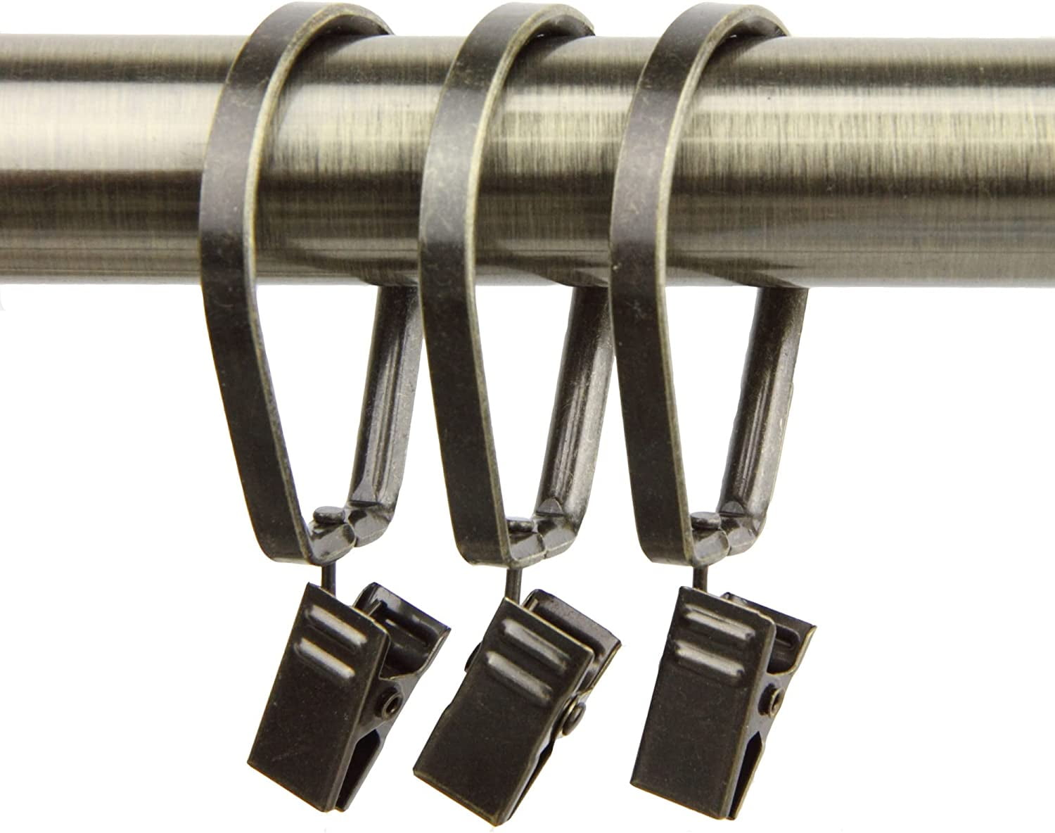 Curtain Pivot Rings for 1 inch (Set of 10) - Antique Brass - Walmart.com