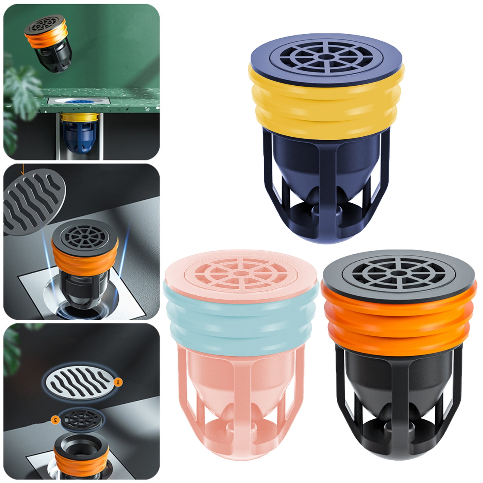 Walbest Floor Drain Core Large Displacement Backflow Preventer PVC Anti ...