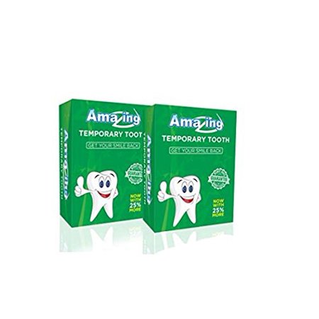 Amazing Temporary Tooth Kit 2 Pack Replacement Temp Dental 25% More ...
