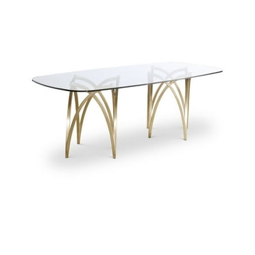 Meridian Furniture Gavin Natural Oak Dining Table - Walmart.com