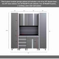 Premium Garage Cabinets 7' Storage Sets Solution with Adjustable Legs ...