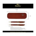 Hanover Collection Rosewood Pen and Pencil Set - Wooden Writing Gift ...