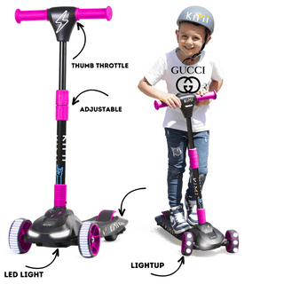 ScootKid 3-Wheel Kids Scooter - Child & Toddler Toy Scooter with Built ...