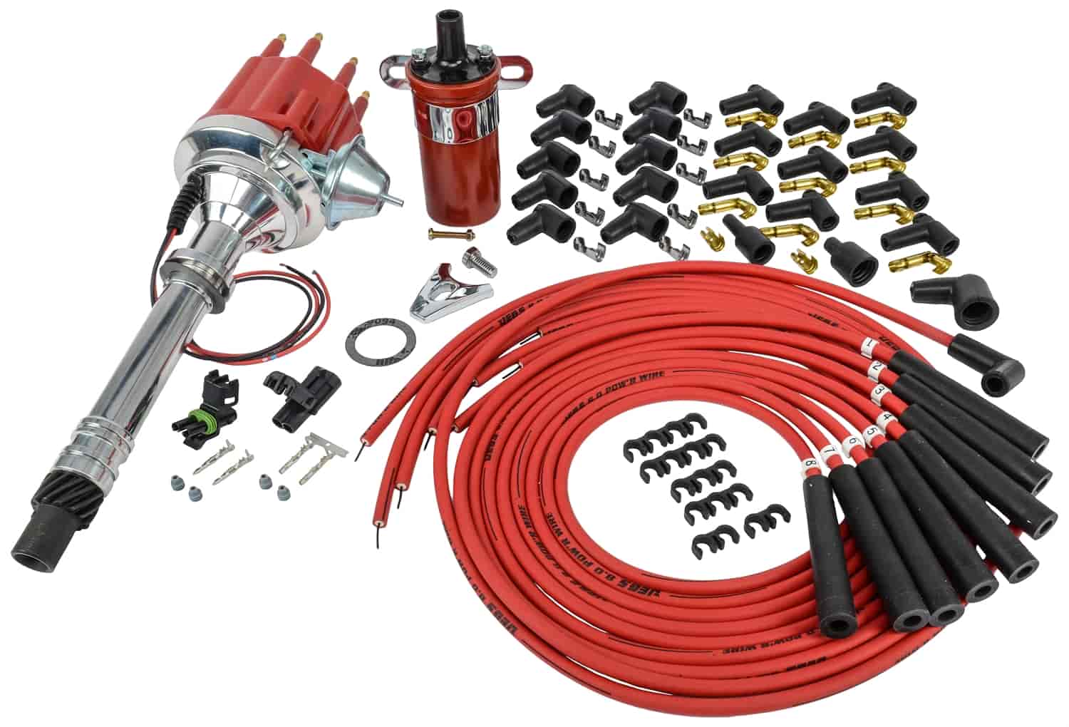 JEGS 40050K SSR Pro Series Ignition Kit Small Block/Big Block Chevy V8 ...
