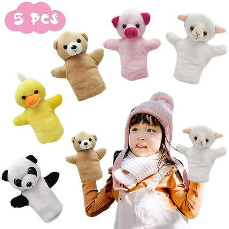 Fangnuohand Puppets, Animal Puppet Party Playset For Kids Babies, Soft ...