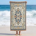 Boho Ethnic Rustic 2-in-1 Beach Towel Backpack,Quick Dry Beach Towel ...