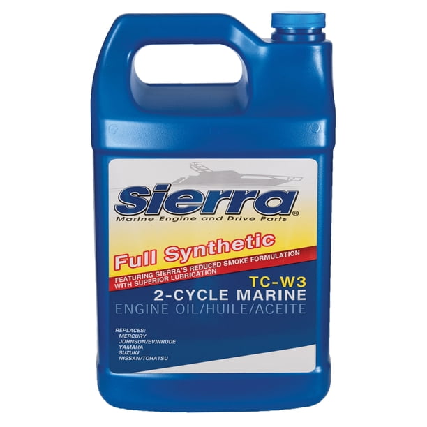 Sierra 18-9540-3 Full Synthetic 2-Stroke Outboard Engine Oil - 1 Gallon ...