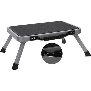 Ollieroo Portable Step Stool Lightweight Folding Steel Step Ladder with ...