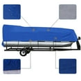 LABLT 21-24ft Waterproof Heavy Duty Boat Cover Trailerable Pontoon Dust ...