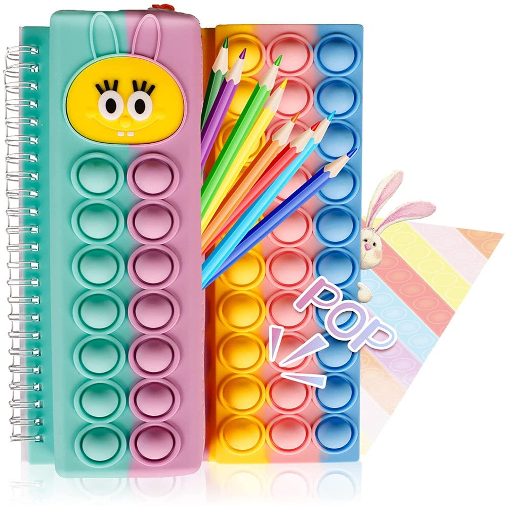 Click here for Ousitaid Pop Bubble Fidget Notebook With Pencil Ca... prices
