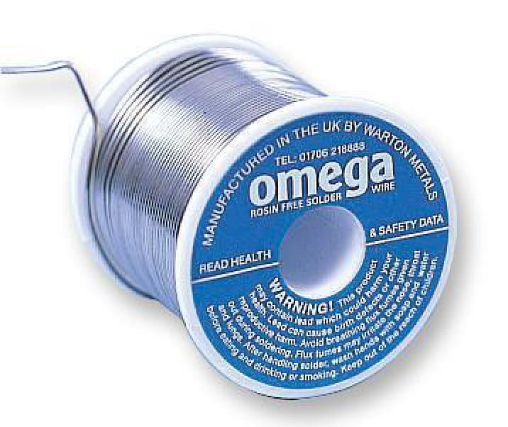 OMEGA - Rosin-Free, Low Residue, Fast Flow, 2% Flux Solder Wire 18SWG ...